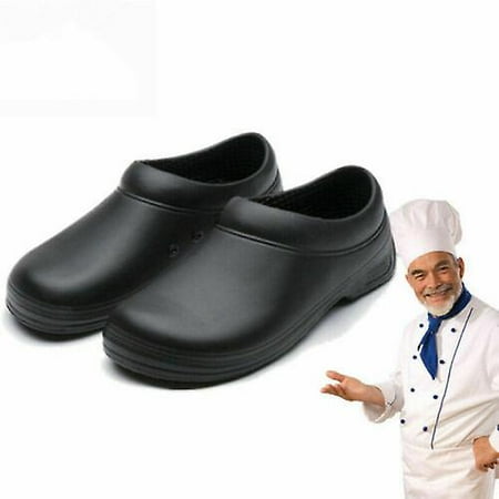 Chef Shoes Mens Womens Non-slip Kitchen Hotel Work Safety Boots-37 ...