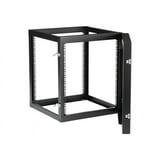 StarTech.com 12U Hinged Open Frame Wall Mount Server Rack - 4 Post 22 ...