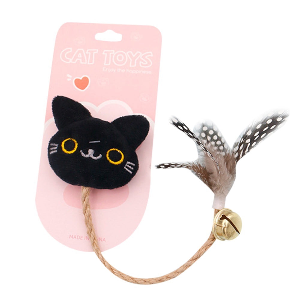 Catnip Filled Cartoon Dolls,Cat Chew Toy Teething Interactive Toy, with ...