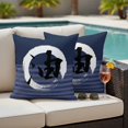 Circle Oil Word Outdoor Pillow Covers Set of 2 Japanese Circle Oil Word ...