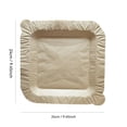 Biodegradable Disposable Square Plate Eco Friendly Serving Tray with ...