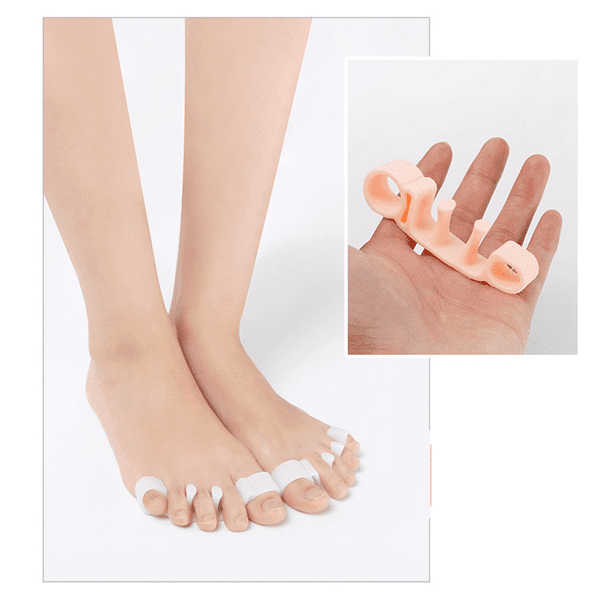 2 Piece Hammer Toe Treatment Set-Soft Gel Splints to Prevent Overlap ...