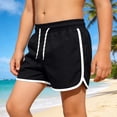 Big Boys Swim Suits Casual Layer Solid Color Swimming Pants Summer ...