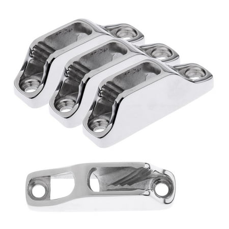 4 Pieces Boat Fairlead Rope Cleat Inox - 316 Stainless Steel for ...