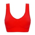 Aunvito Sports Bra For Women Color Plus Size Ultra Thin Large Bra Sports Bra Full Bra Cup Tops