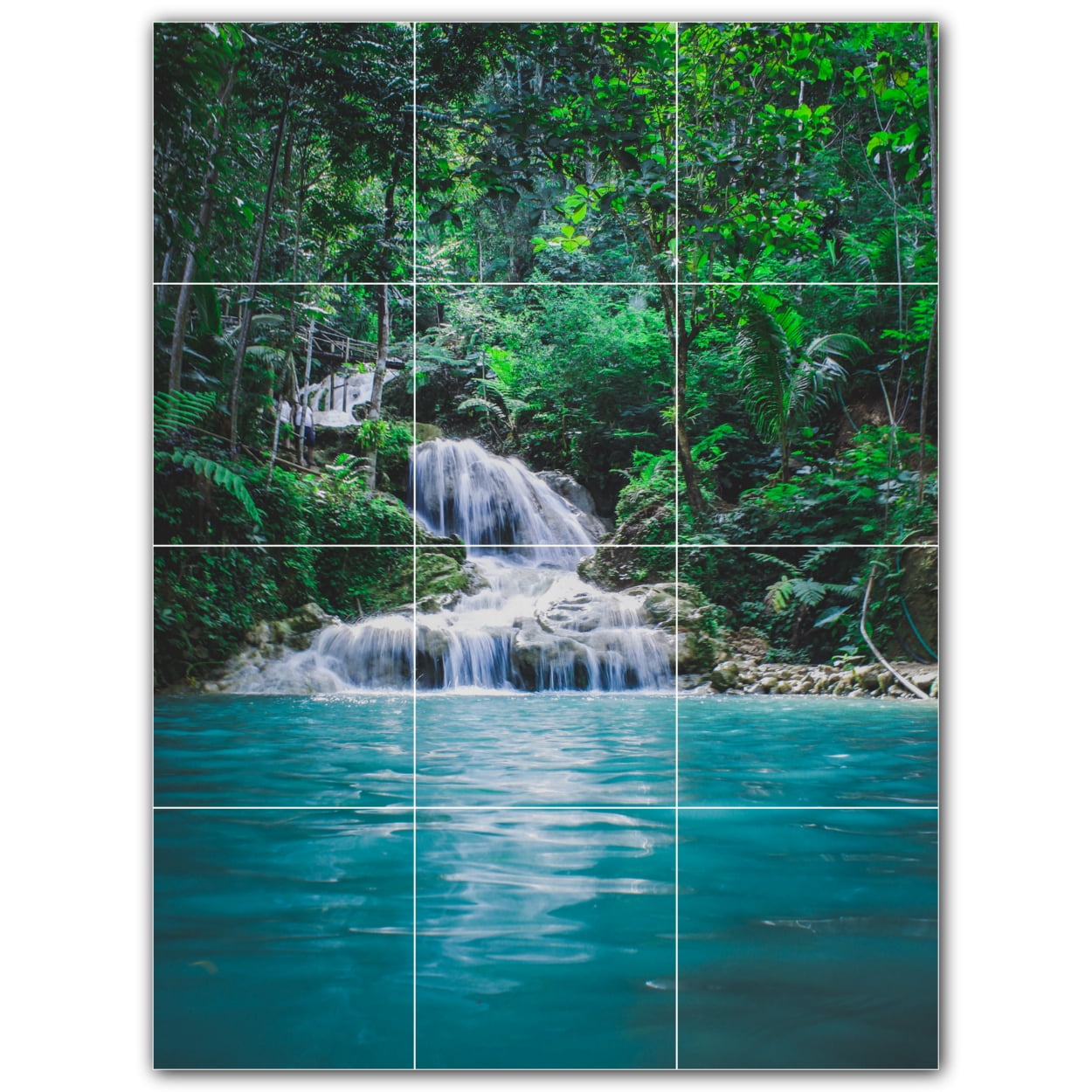 Picture-Tiles.com: Waterfalls Ceramic Tile Wall Mural WAL501136-34M. 18 ...