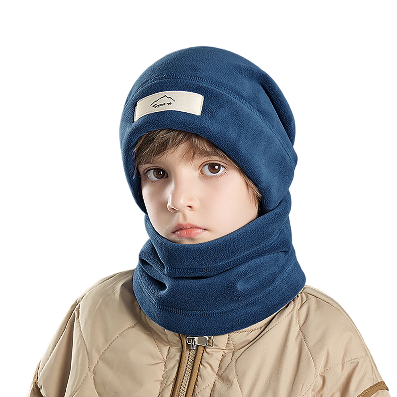 Click here for Bmisegm Warm Caps Girl Boy Hooded Winter Scarf Kid... prices