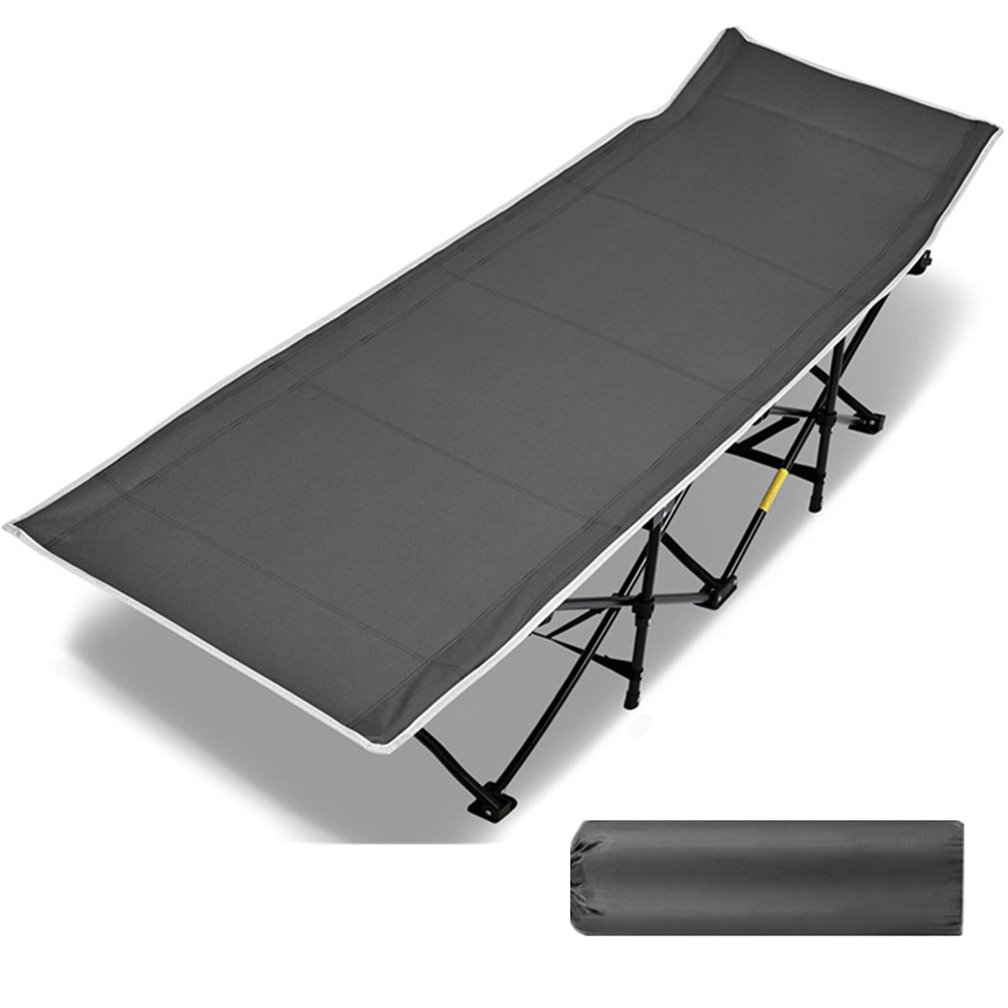 Lightweight Folding Camping Cot with Carrying Bag, Portable Outdoor ...