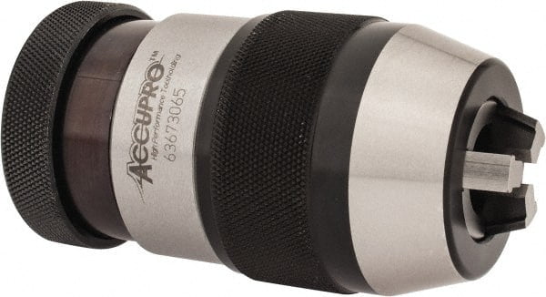 Accupro JT6, 1/8 to 5/8" Capacity, Tapered Mount Drill Chuck Keyless, 2 ...