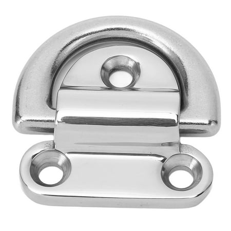 Folding Pad Eye, 316 Stainless Steel Heavy Duty Boat Tie Down Ring Pad ...