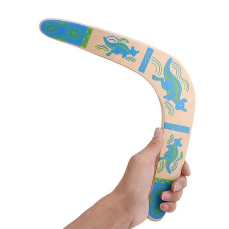Dinohhi Boomerang extérieur, Boomerang en bois, Boomerang pour jeux de ...
