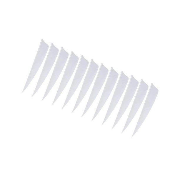 12 Pieces 4 Inch Archery Arrow Feathers Fletchings Vanes Shaft DIY 4 ...
