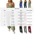 Iyufng Women's Halter-Neck Back Tie Jumpsuits with Pleats, Fitted Waist ...