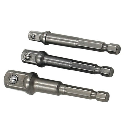 Maytalsory Pack of 3 Drill Socket Ball Bearing Drilling Shank Adapter ...