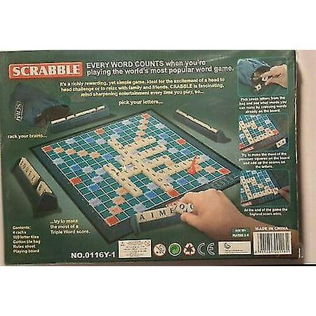 Original Scrabble Board Game Family Game Kids Educational New Sealed In ...