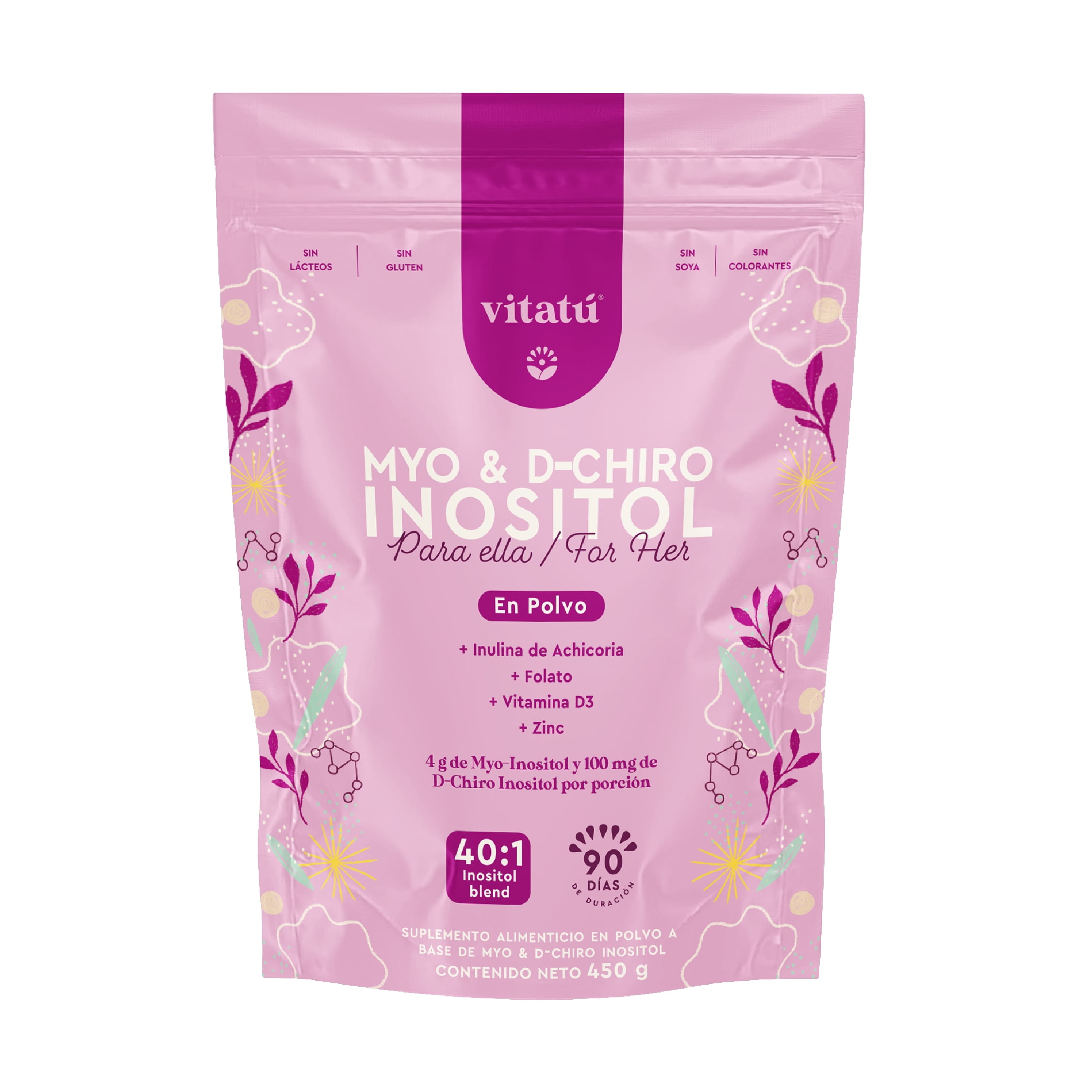 Vitatú | Myo Inositol & D-Chiro 90 dias | Bodega Aurrera en línea