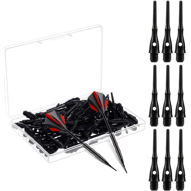 100 Pieces 2BA Thread Soft Tip Dart Points Plastic Dart Tips ...