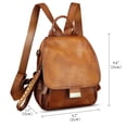 Genuine Leather Backpack Purses for Women Handmade Rucksack Vintage ...
