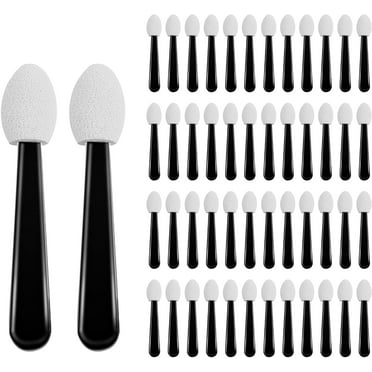 100PCS Eyeshadow Applicators - Disposable Eyeshadow Brushes Sponge Eye ...