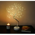 CHE-Twinkling Tree Fairy Light Spirit Tree Lamp Bonsai Tree Light ...
