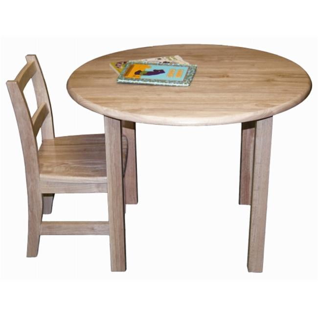 Early Childhood Resources ELR-061 30 Round Hardwood Table With 22 Legs ...