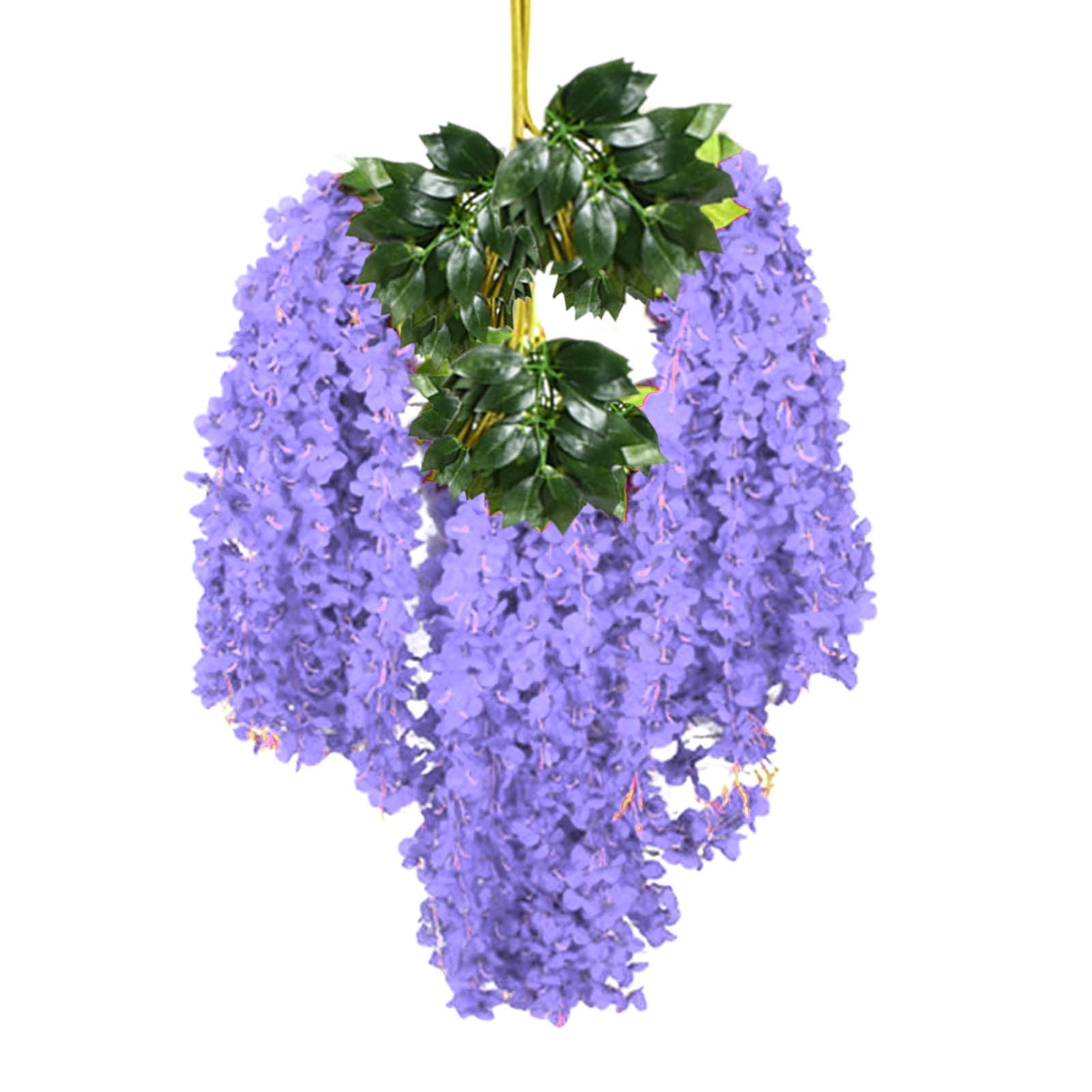 Wisteria Flower Vines Garland, Artificial Flower Strings, Fake Hanging ...