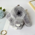 Soft Bunny Lulu Keychain with Tin, Handmade Fluffy Bunny Lulu Keychain ...