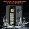 Fireproof and Waterproof Safe Box, 2 Cubic Feet Extra Large Lock Box ...