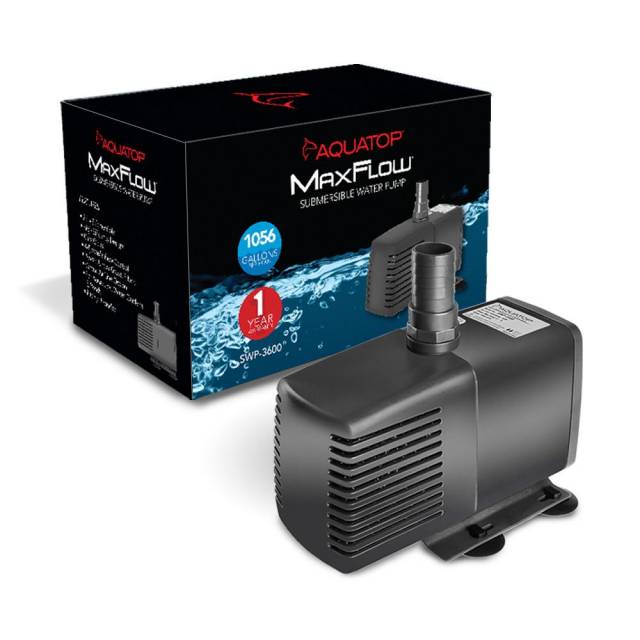 AQUATOP 1056 GPH MaxFlow Submersible Pump SWP-3600 - Walmart.com
