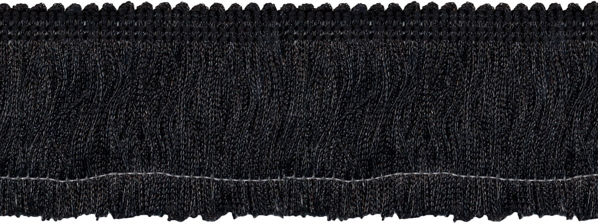 Simplicity Polyester Fringe 2"X9yd-Black | Walmart Canada