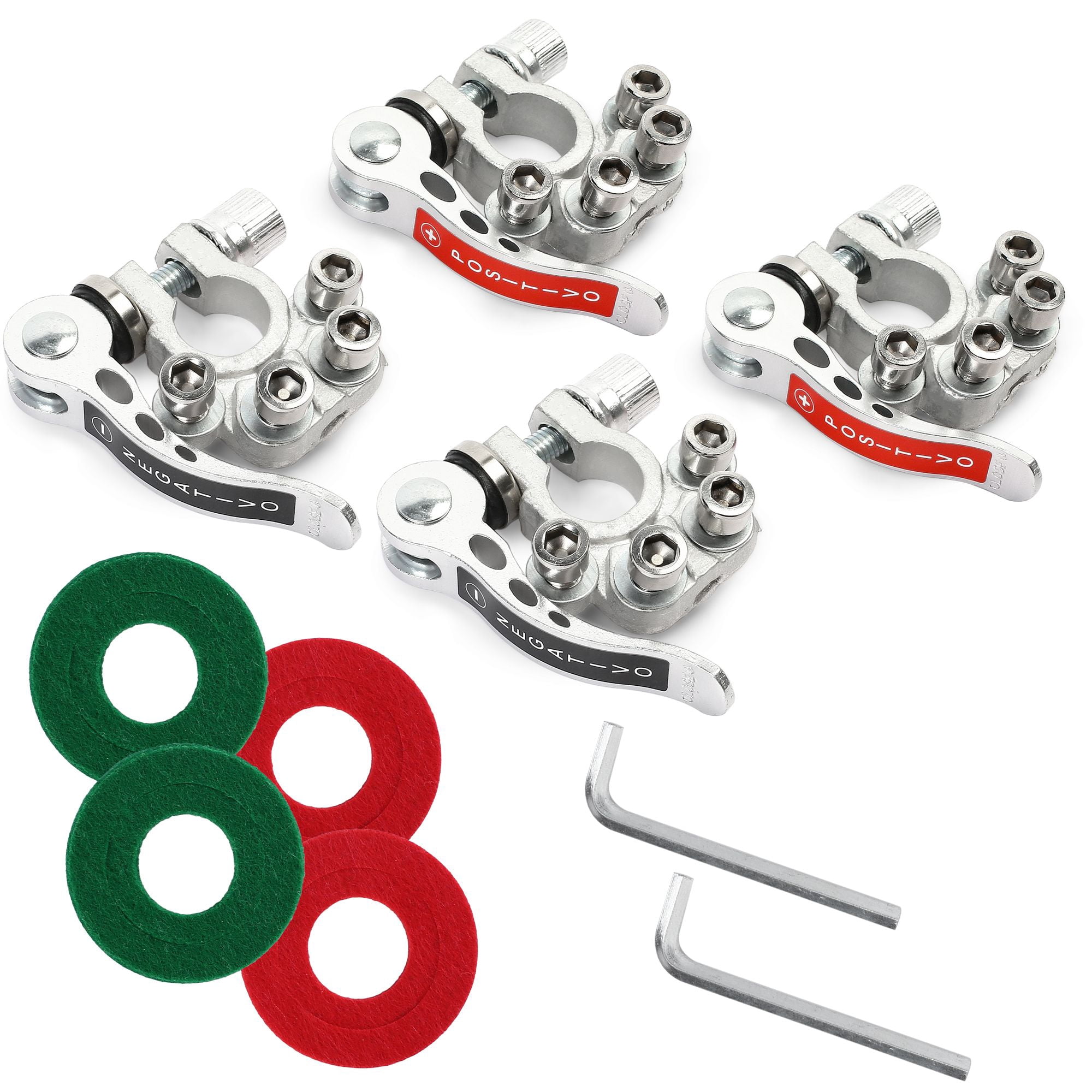 LotFancy Car Battery Terminal Connectors for SAE/JIS Type A Posts ...