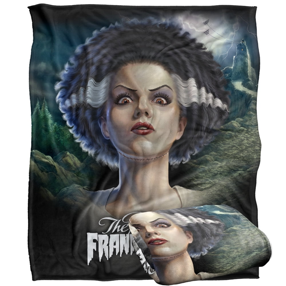 Universal Monsters Blanket, 50'x60' The Bride Head Silky Touch Super ...