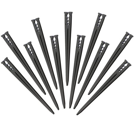 100 Pieces Irrigation Drip Support Stakes For 1/4 Inch, 3/5 Inch, 4/7 ...