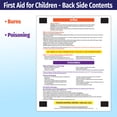 ZoCo: First Aid for Kids - Quick Reference Card with Magnets - Walmart.com