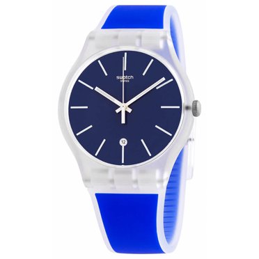 Swatch THE JOURNEY IS THE REWARD Leather Chronograph Mens Watch YVZ400 ...