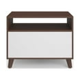 HON Basyx Commercial-Grade Modern Cube Storage Credenza, Real Wood Feet ...