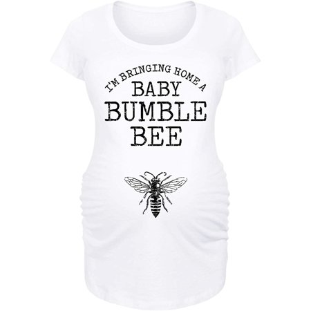 Im Bringing Home A Baby Bumble Bee - Maternity Scoop Neck T-Shirt ...