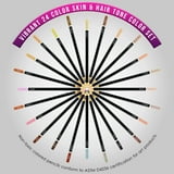 Master 24-Color Skin, Hair Tone Set - Vibrant Pencil for Professional ...