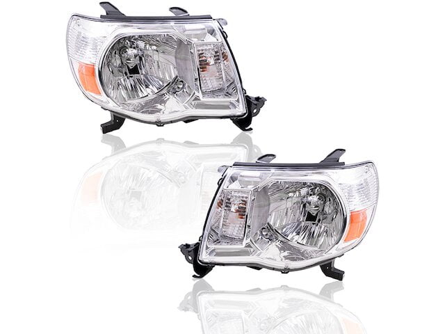Headlight Assembly Set Compatible With 2005 2011 Toyota Tacoma 2006