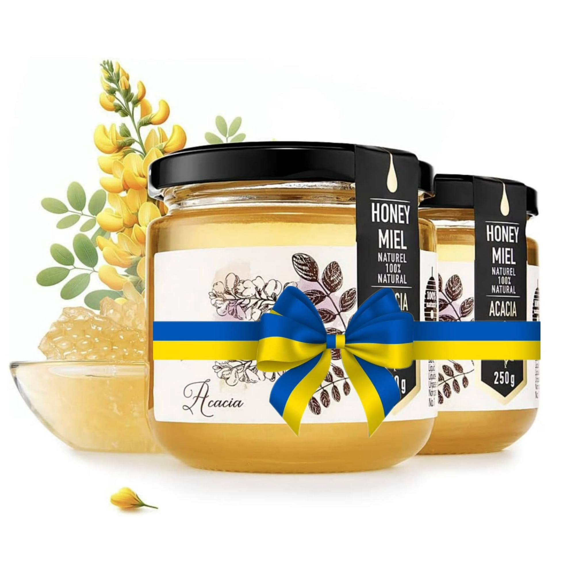 Click here for 2 Jars Of Honigma Acacia Honey Ukrainian Pure Unpa... prices