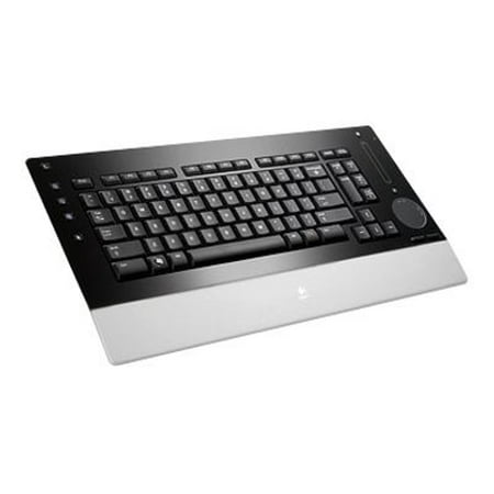 Logitech diNovo Edge - Keyboard - Bluetooth - black, silver | Walmart ...