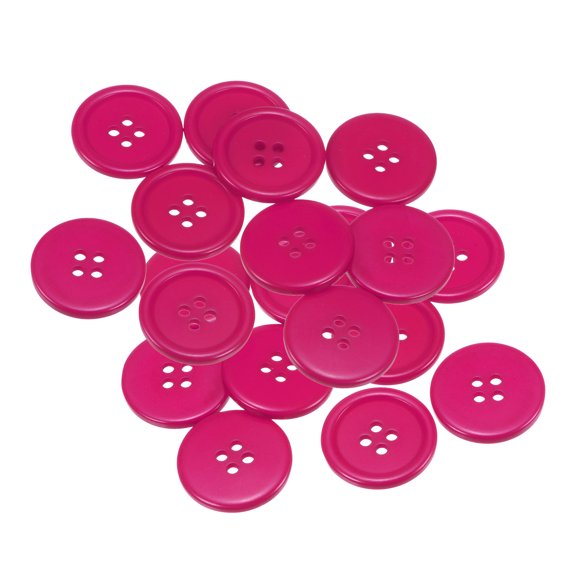 Uxcell 10Pcs Sewing Button 1/2"(12.5mm) 2 Holes Resin Round Craft ...