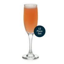 Libbey 12 Pack Stemless Wine Champagne Flutes, 8.5 Ounce, Lead-Free ...