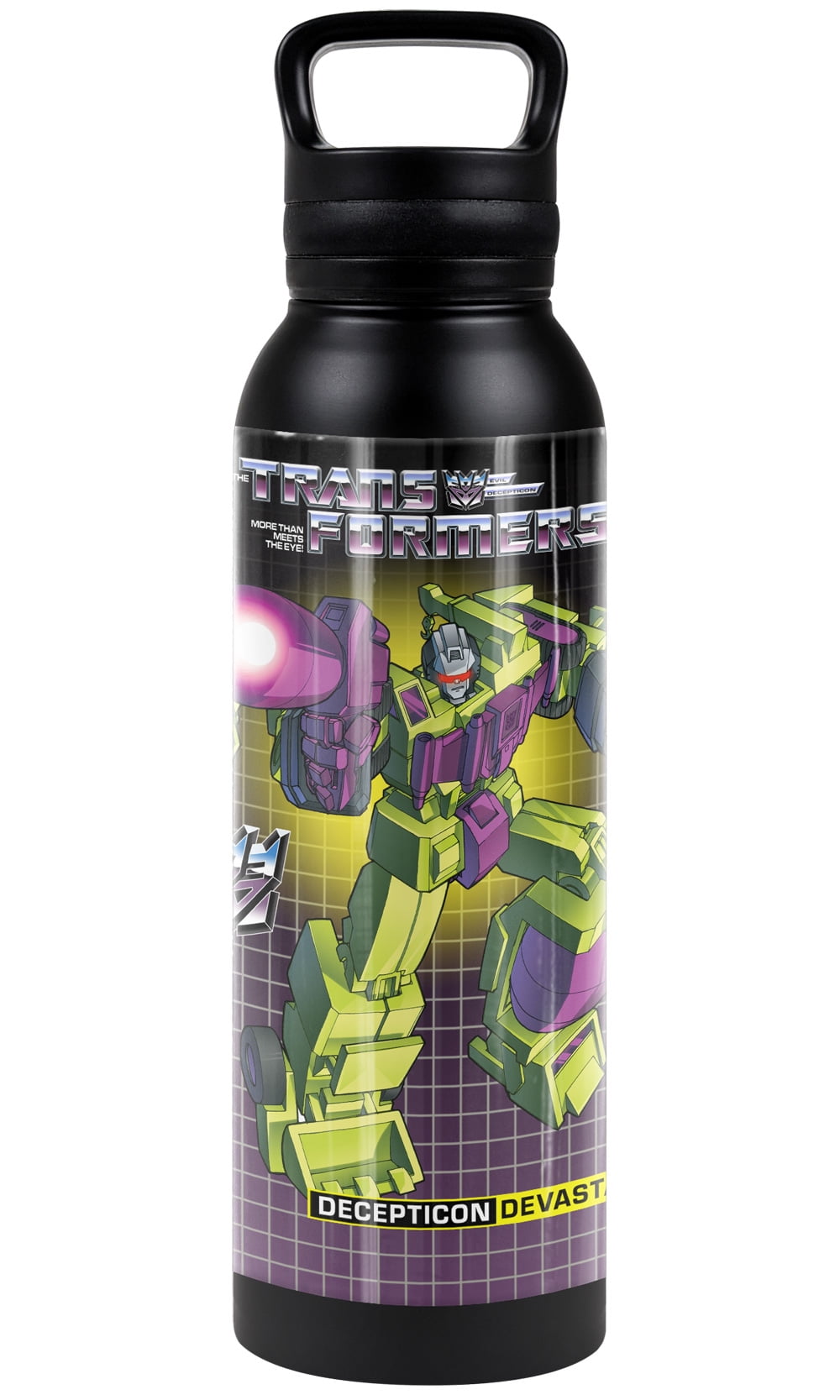 Transformers Official Devastator Black 24 oz Insulated Canteen Water ...