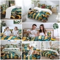 Blue Butterfly Sunflower Bedding Duvet Cover Set Full Size 4 Pieces ...