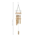 TUWAFE 2026 New Bamboo Wind Chimes Outdoor Wooden Wind Chime Bamboo ...