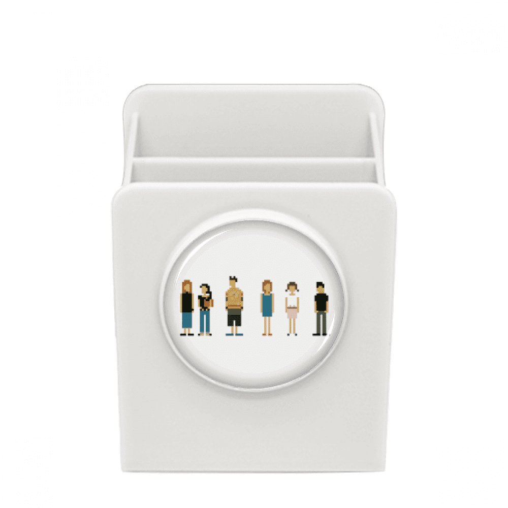 Game Characters Pixel Art Deco Fashion Desk Pencil Holder Cup Pen ...