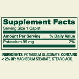 Spring Valley Potassium Dietary Supplement Caplets for Heart Health, 99 ...