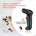 Tera Barcode Scanner 2D with Battery Level Indicator Plug and Play for ...