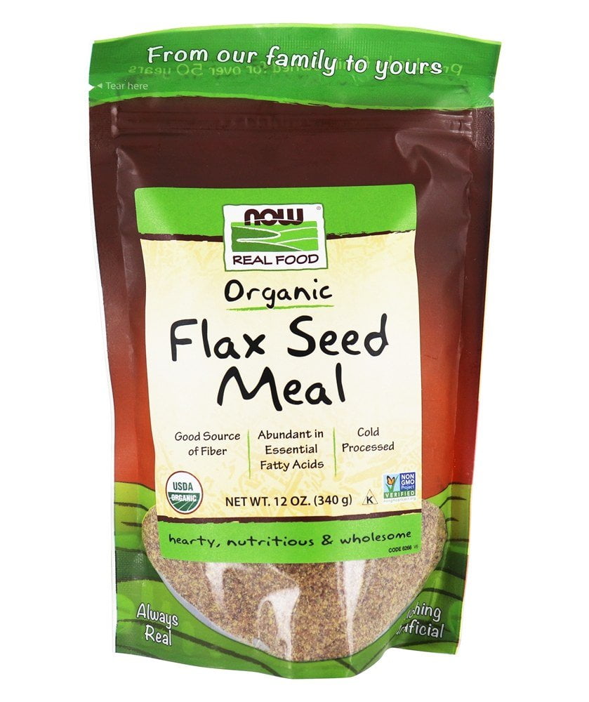 NOW Foods - NOW Real Food Organic Flax Seed Meal - 12 oz. | Walmart Canada